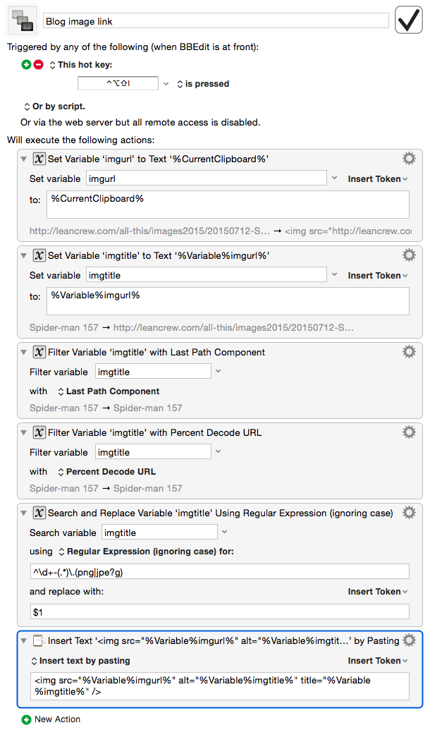 Quick image links with Keyboard Maestro - All this